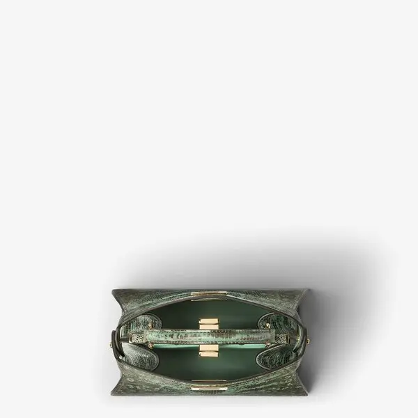 Fendi Peekaboo® Iseeu Petite Jade Green Lizard Leather Bag